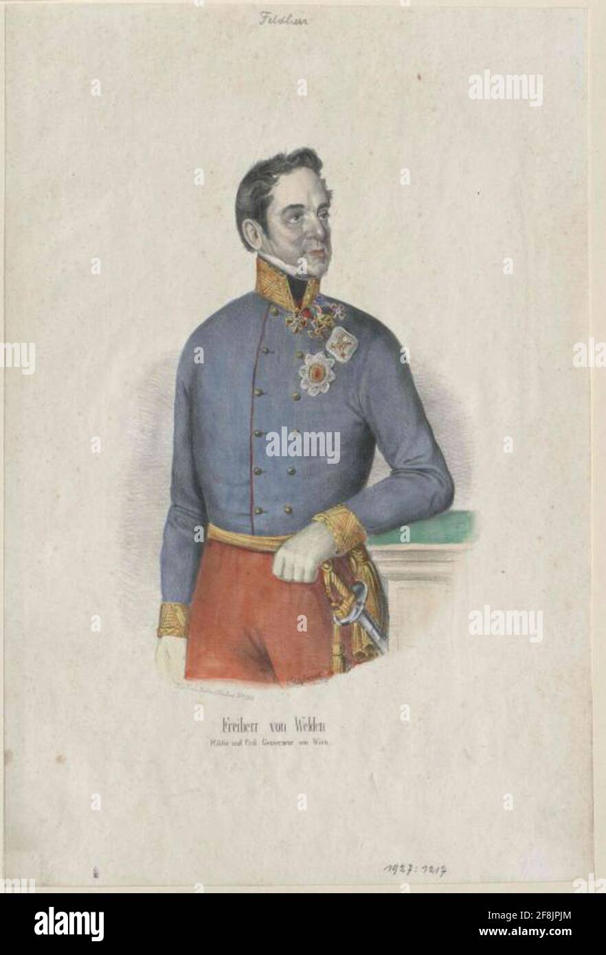 Welden, Franz Ludwig Freiherr von Stock Photo - Alamy
