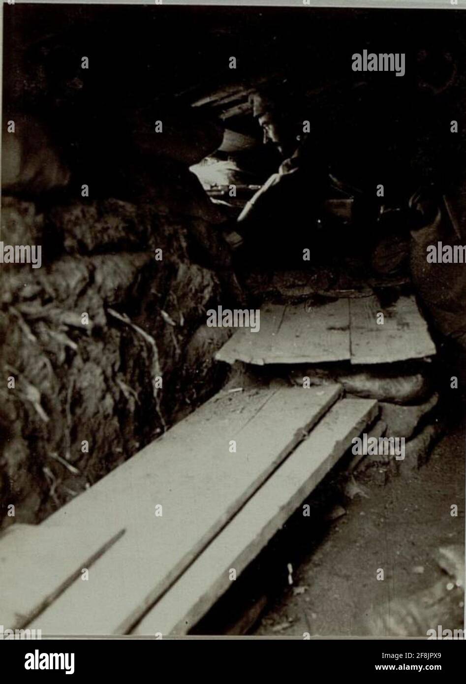 Covered trench hi-res stock photography and images - Alamy