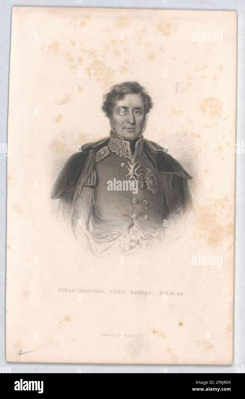 Somerset, Fitzroy James Henry Lord Raglan Stock Photo - Alamy