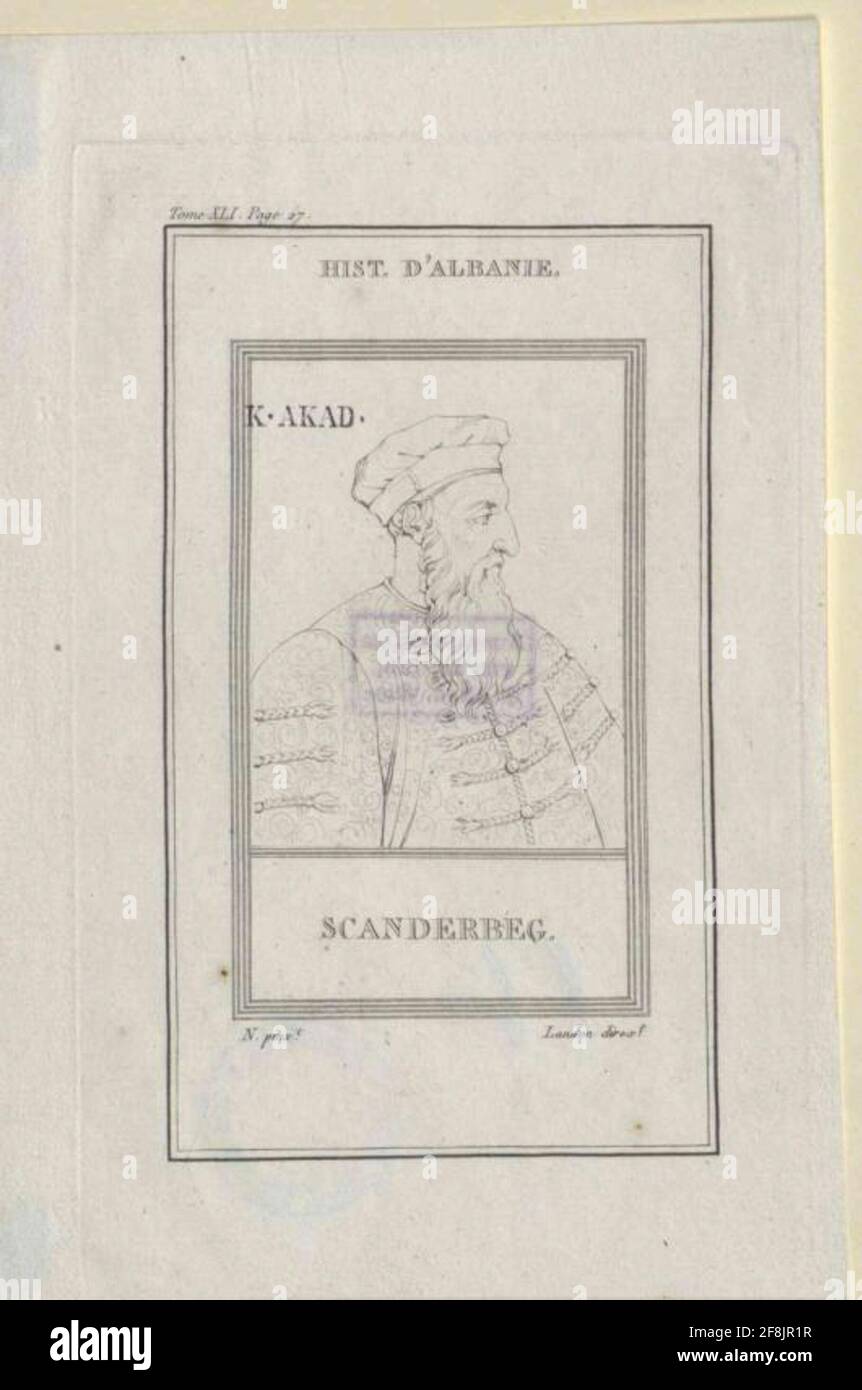 Skanderbeg Head: Landon, Charles PaulDation: 1801/1825 Stock Photo - Alamy