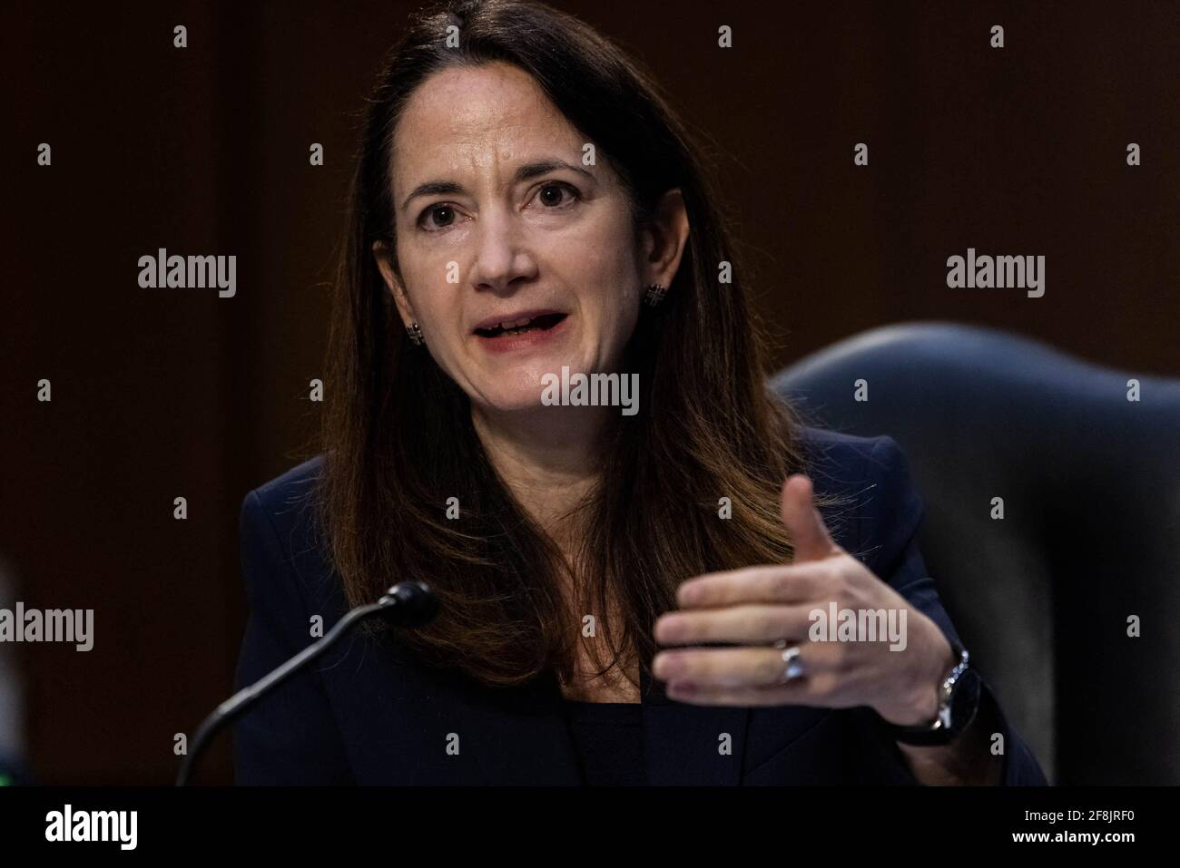Director of National Intelligence Avril Haines speaks during a Senate ...