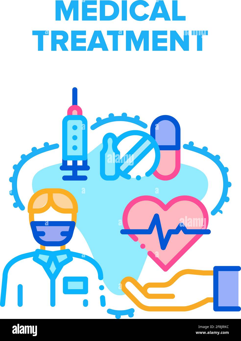 Medical Treatment Health Vector Concept Color Stock Vector Image & Art ...