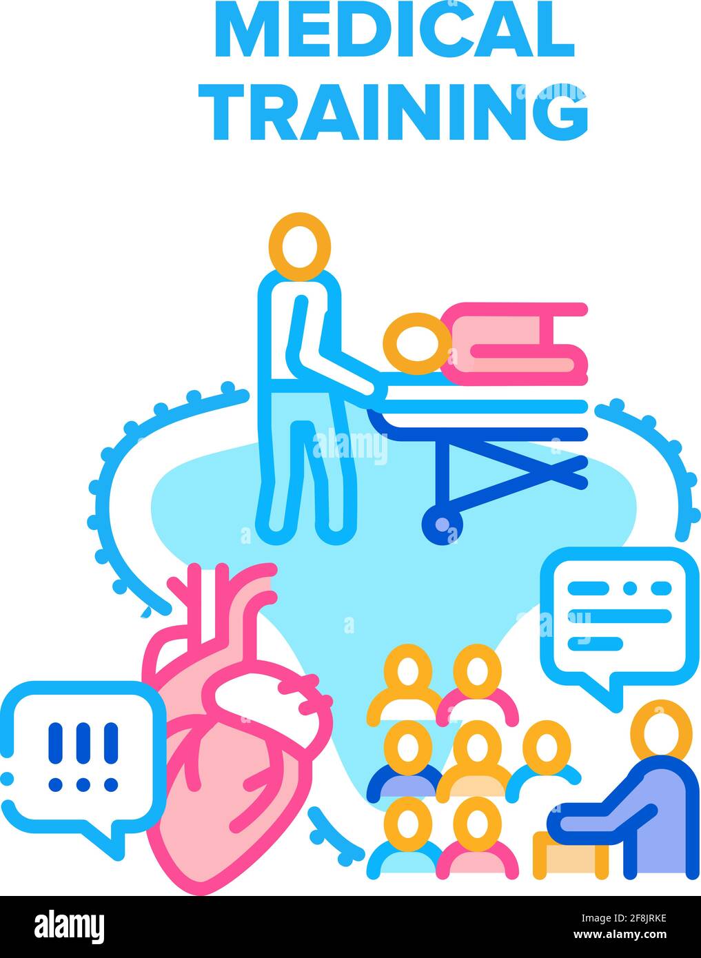 First training session Stock Vector Images - Alamy