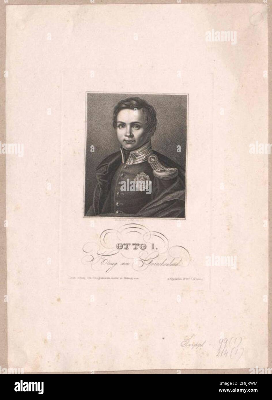 Otto I, King of Greece Stock Photo - Alamy