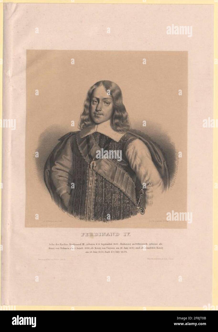 Ferdinand IV., Roman king Stock Photo - Alamy