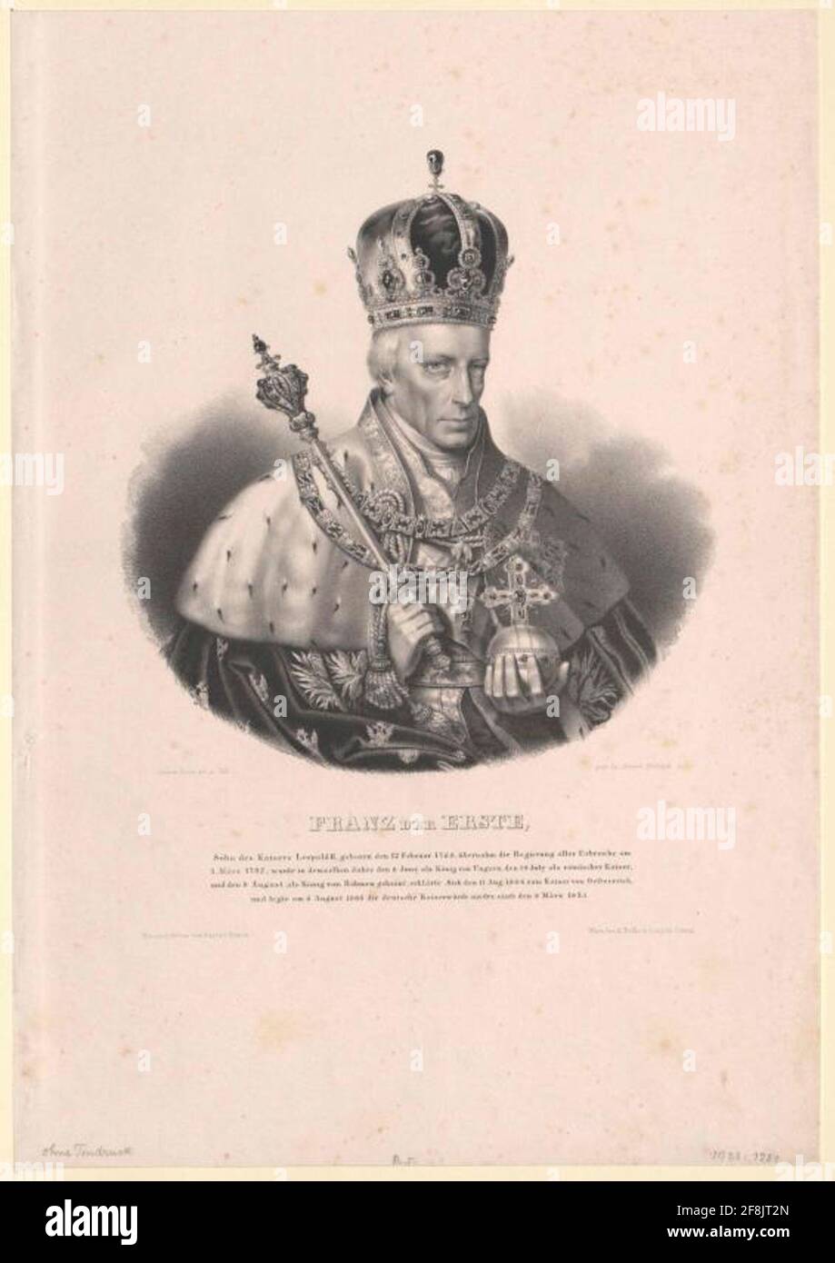 Franz II., Roman-German Emperor Stock Photo - Alamy