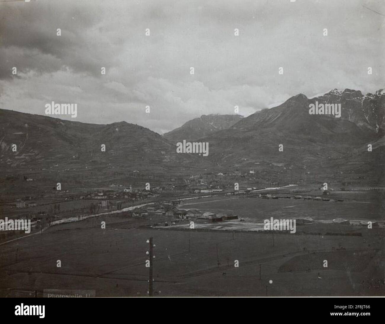 Panorama of Felter Flugfeldes Stock Photo - Alamy