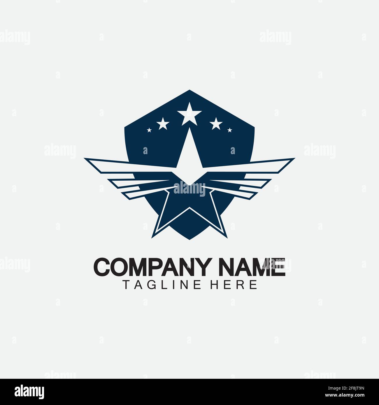 Star with wing logo icon vector illustration design template Stock ...