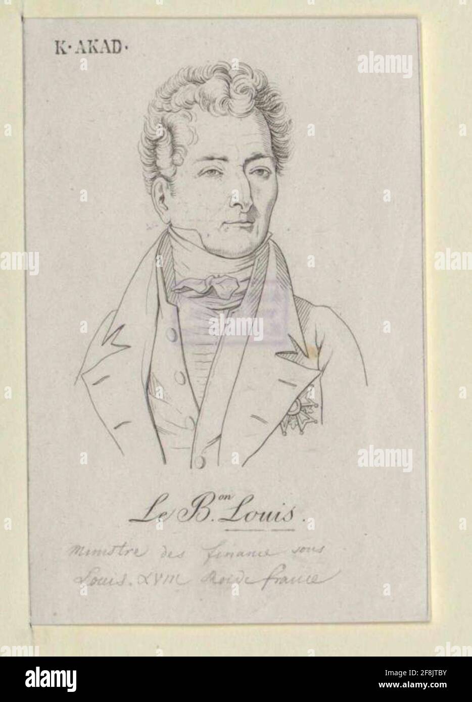 Louis, Joseph-Dominique Baron Stock Photo - Alamy