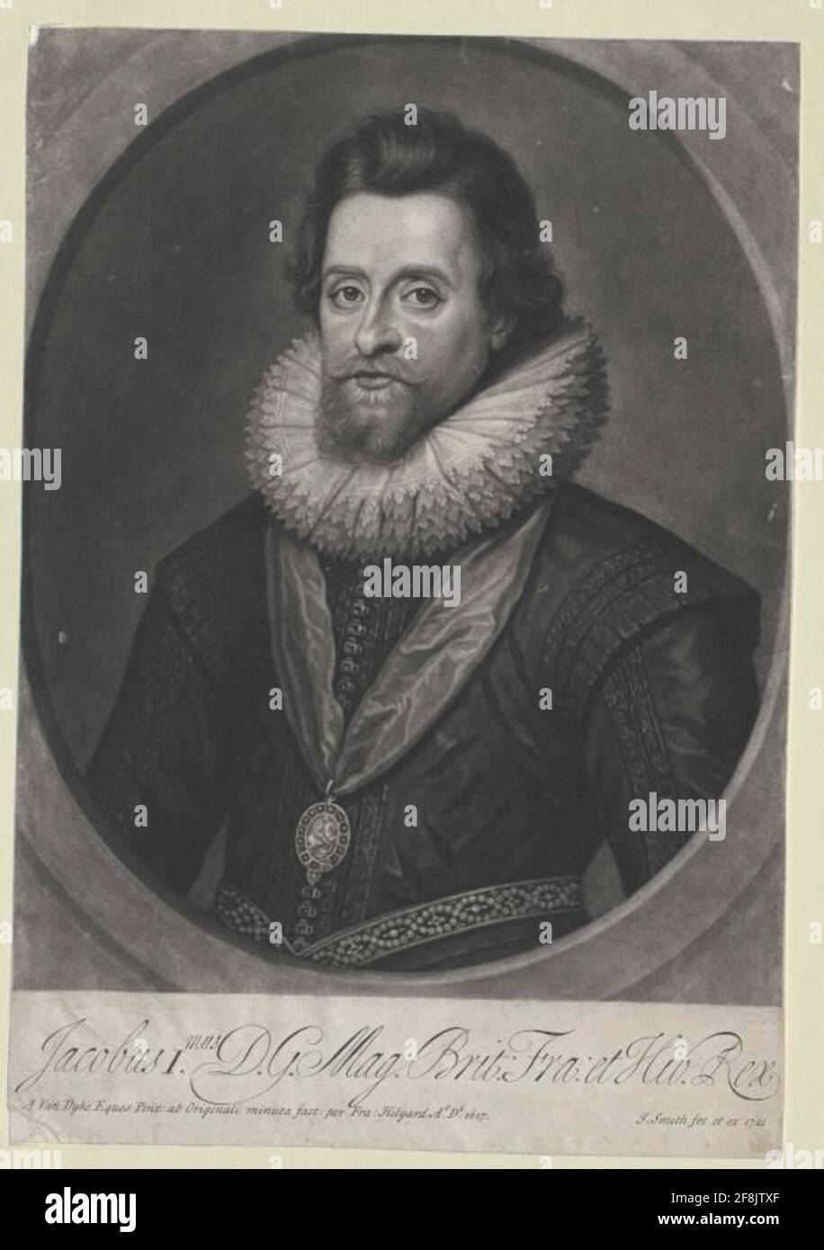 Jacob I. King of England Stock Photo - Alamy