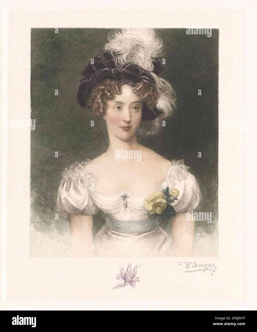 Karoline, Princess of Naples Sicily Stock Photo - Alamy