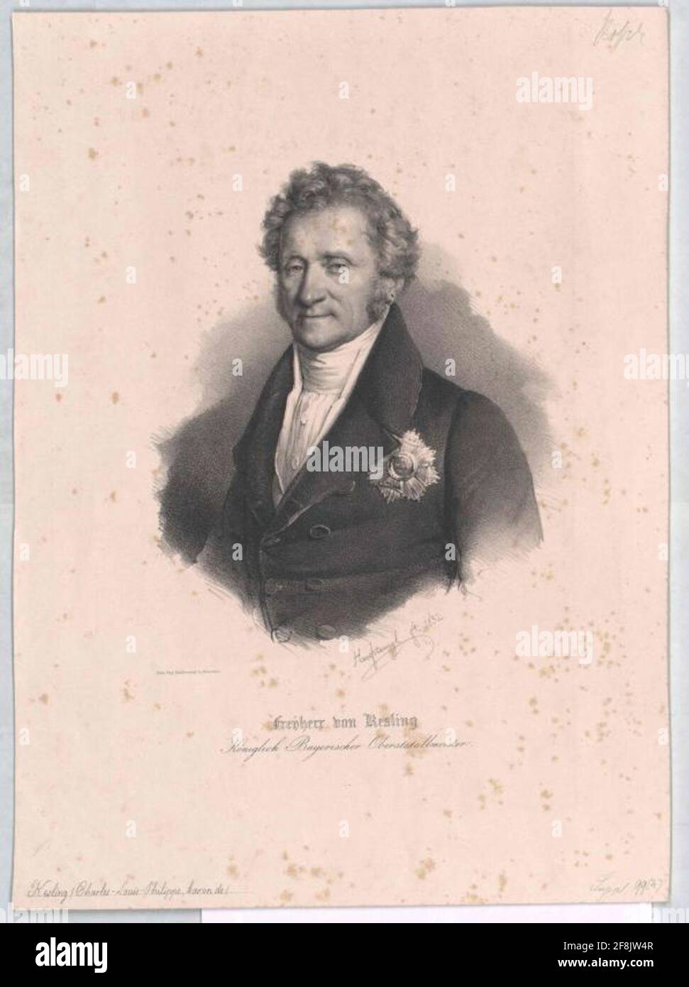 Kesling, Karl Ludwig Philipp Freiherr von Stock Photo - Alamy