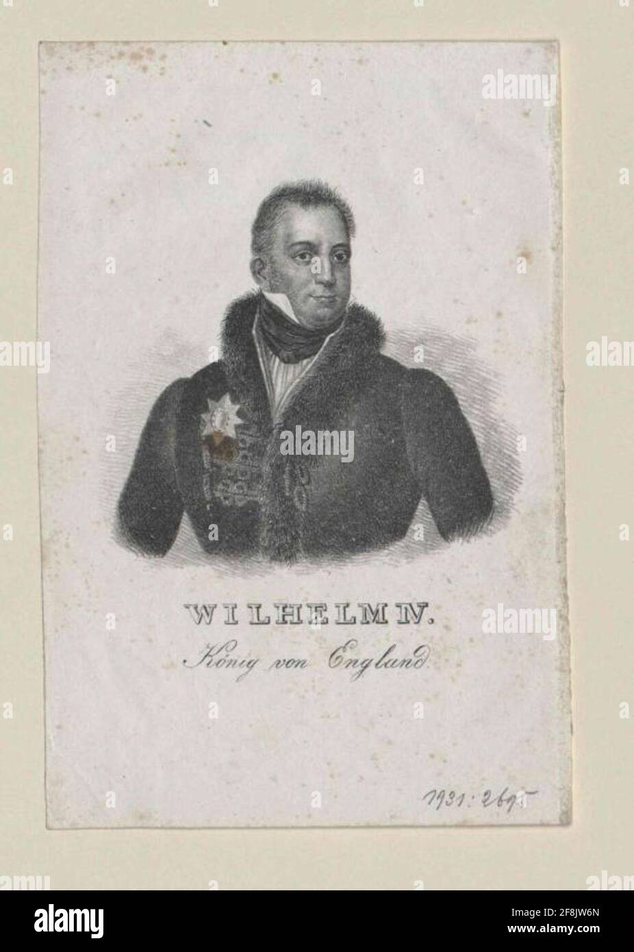 Wilhelm IV., King of England Stock Photo - Alamy