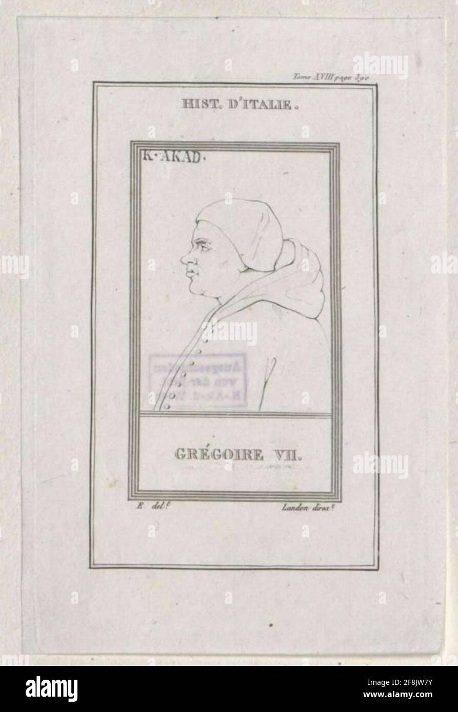 Gregor VII., Pope Stock Photo - Alamy