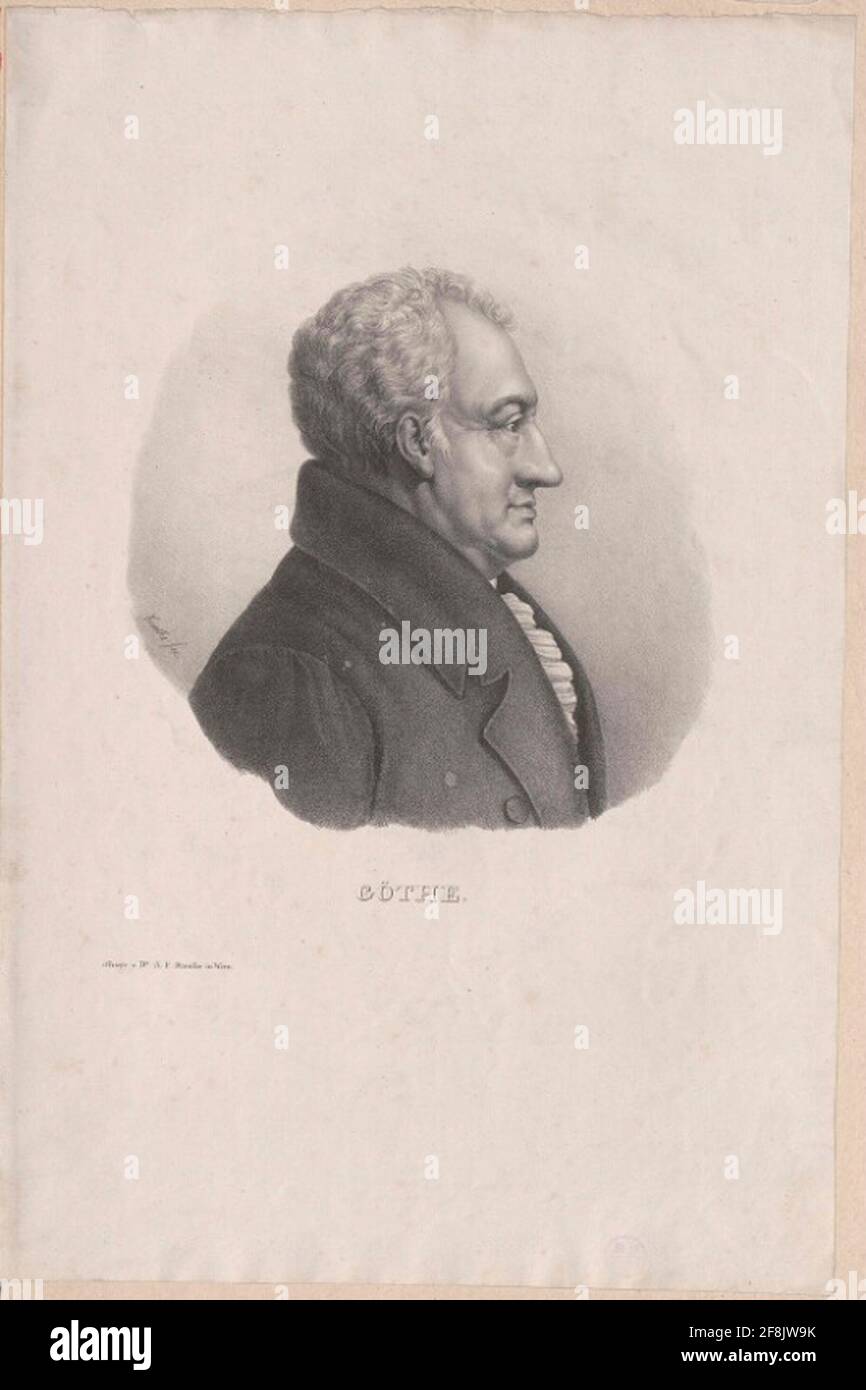 Goethe, Johann Wolfgang von Stock Photo - Alamy