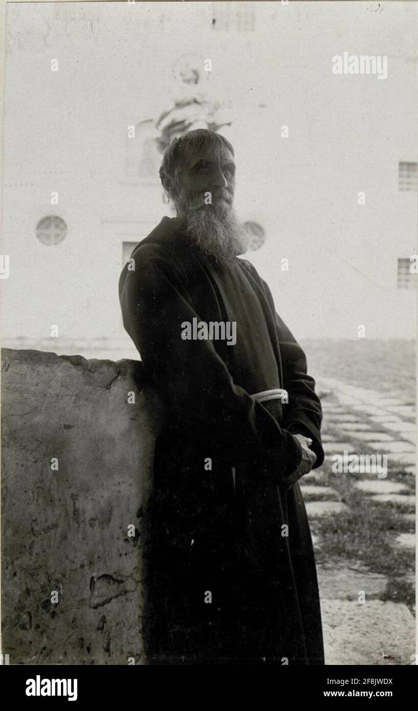 Type of a monk from the monastery in Olesko Stock Photo - Alamy