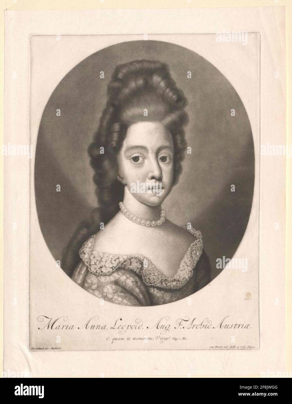 Marie Anna Josefa, Archdukein of Austria Schabürgerler: Schenk, Pieter ...