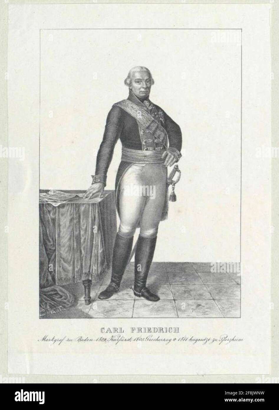 Karl Friedrich, Grand Duke of Baden Stock Photo - Alamy