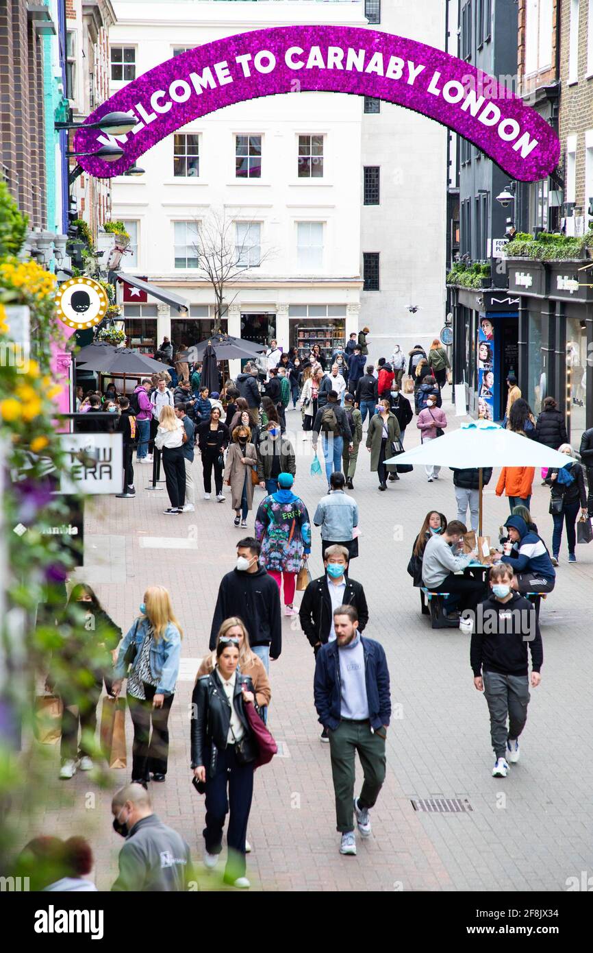 EDITORIAL USE ONLY Two newly installed pink shimmer disk arches, which ...
