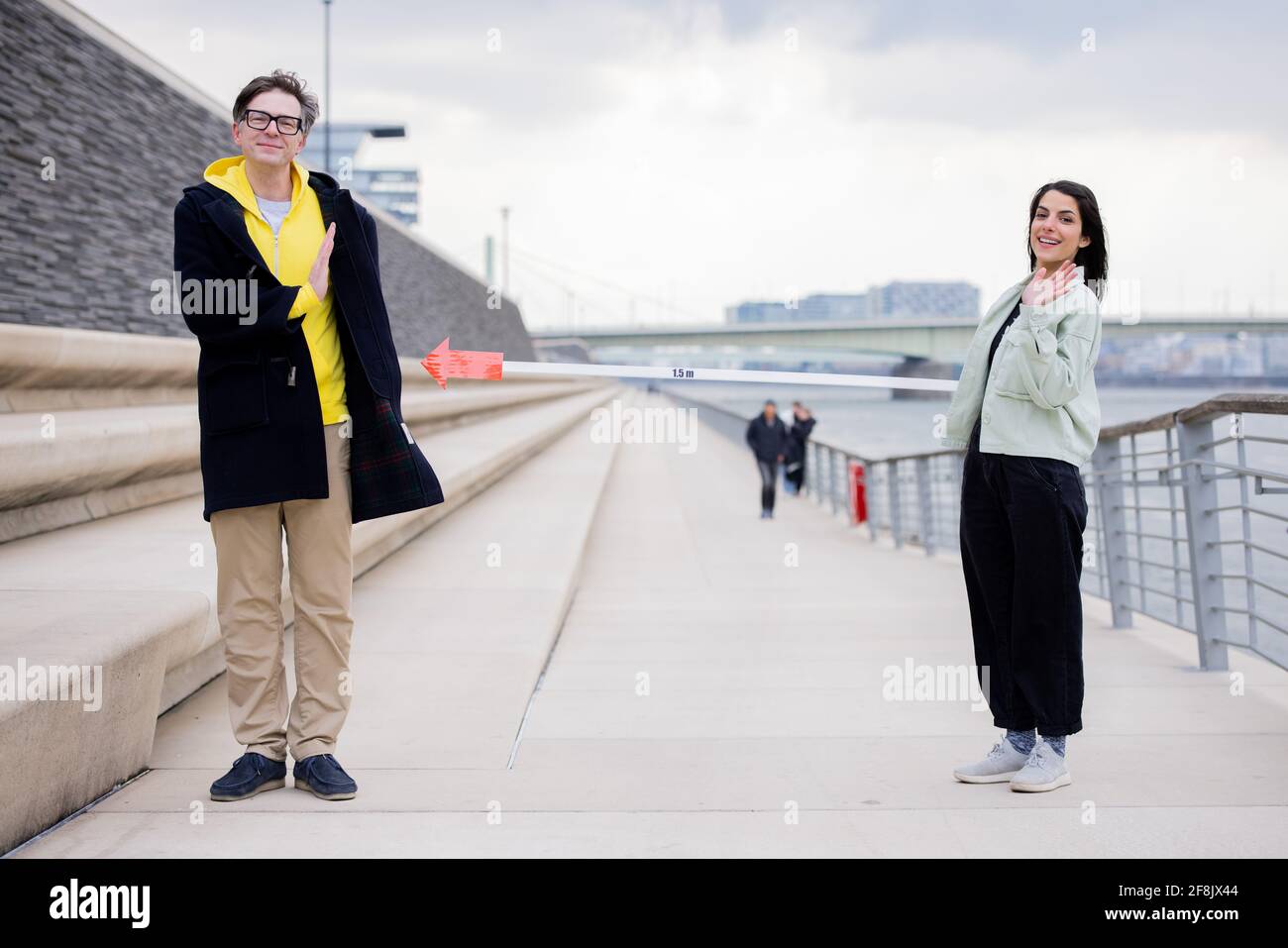 Cologne, Germany. 14th Apr, 2021. Clarissa Correa da Silva and Ralph ...