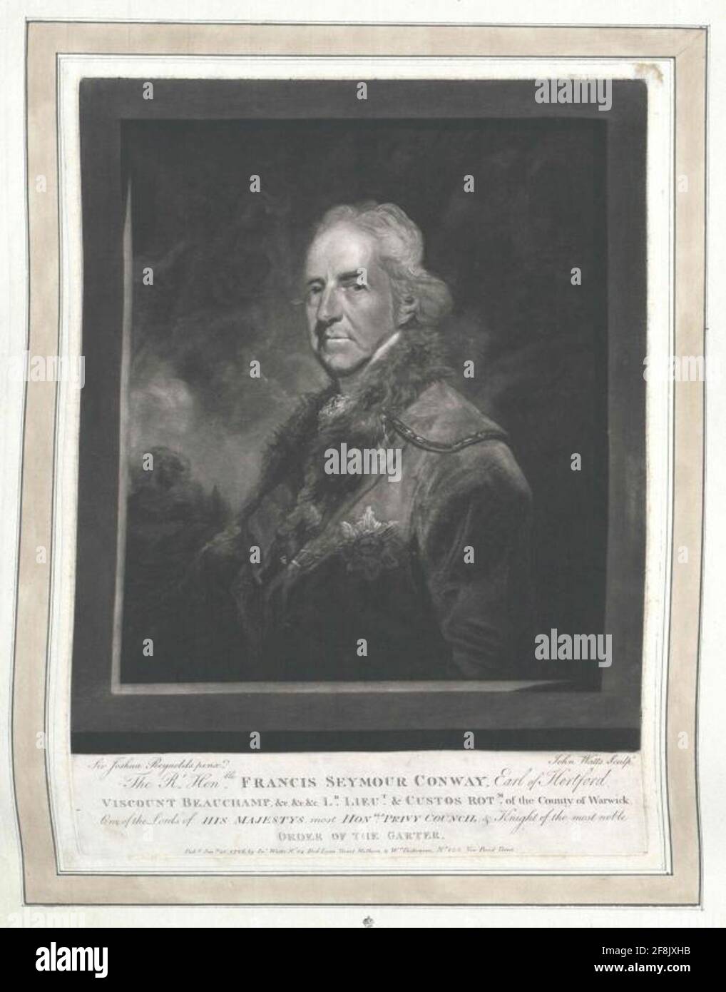 Seymour-Conway, 1. Marquess of Hertford, Francis Stock Photo - Alamy