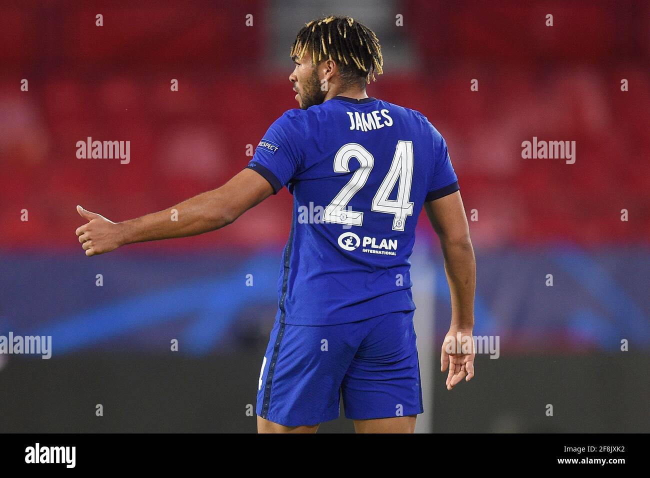 Reece James of Chelsea FC during the Champions League match, quarters ...
