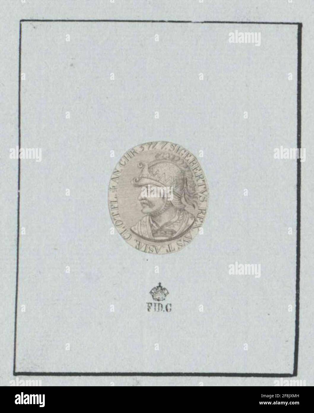 Sigibert I, King of Franconia Stock Photo - Alamy