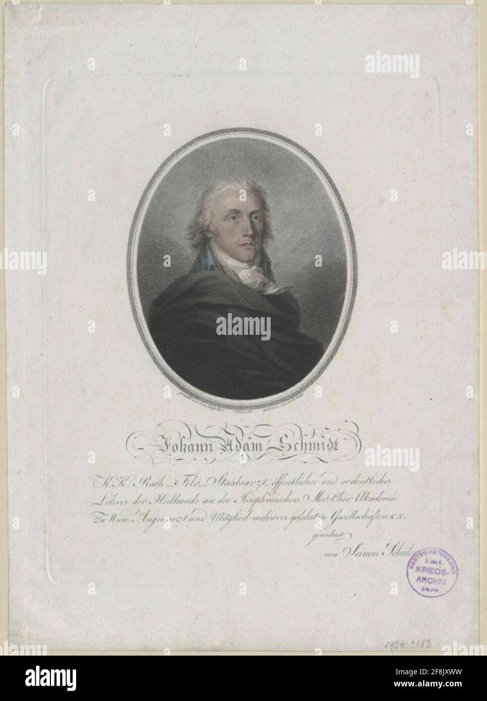 Schmidt, Johann Adam Stock Photo - Alamy