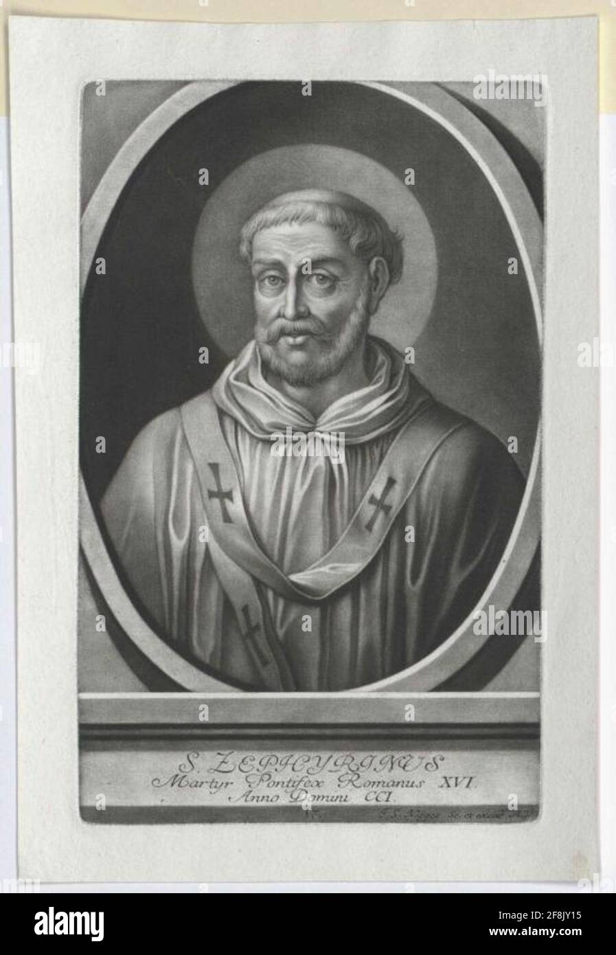 Zephyrinus, papa Stock Photo - Alamy