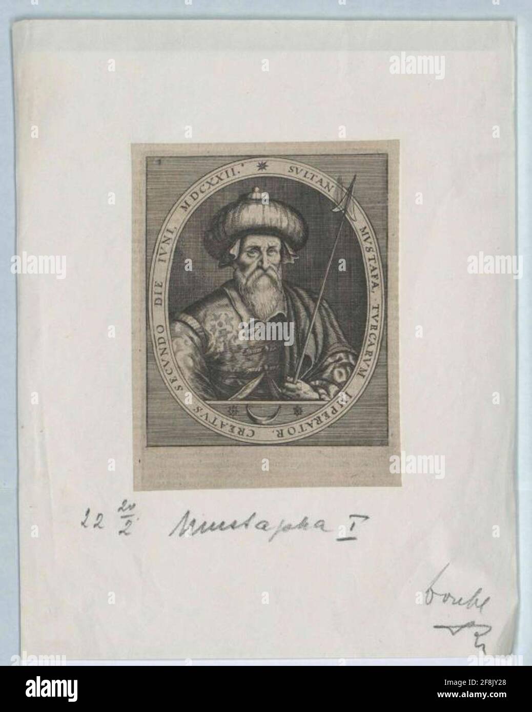 Mustafa I. Sultan of Turkey Stock Photo - Alamy