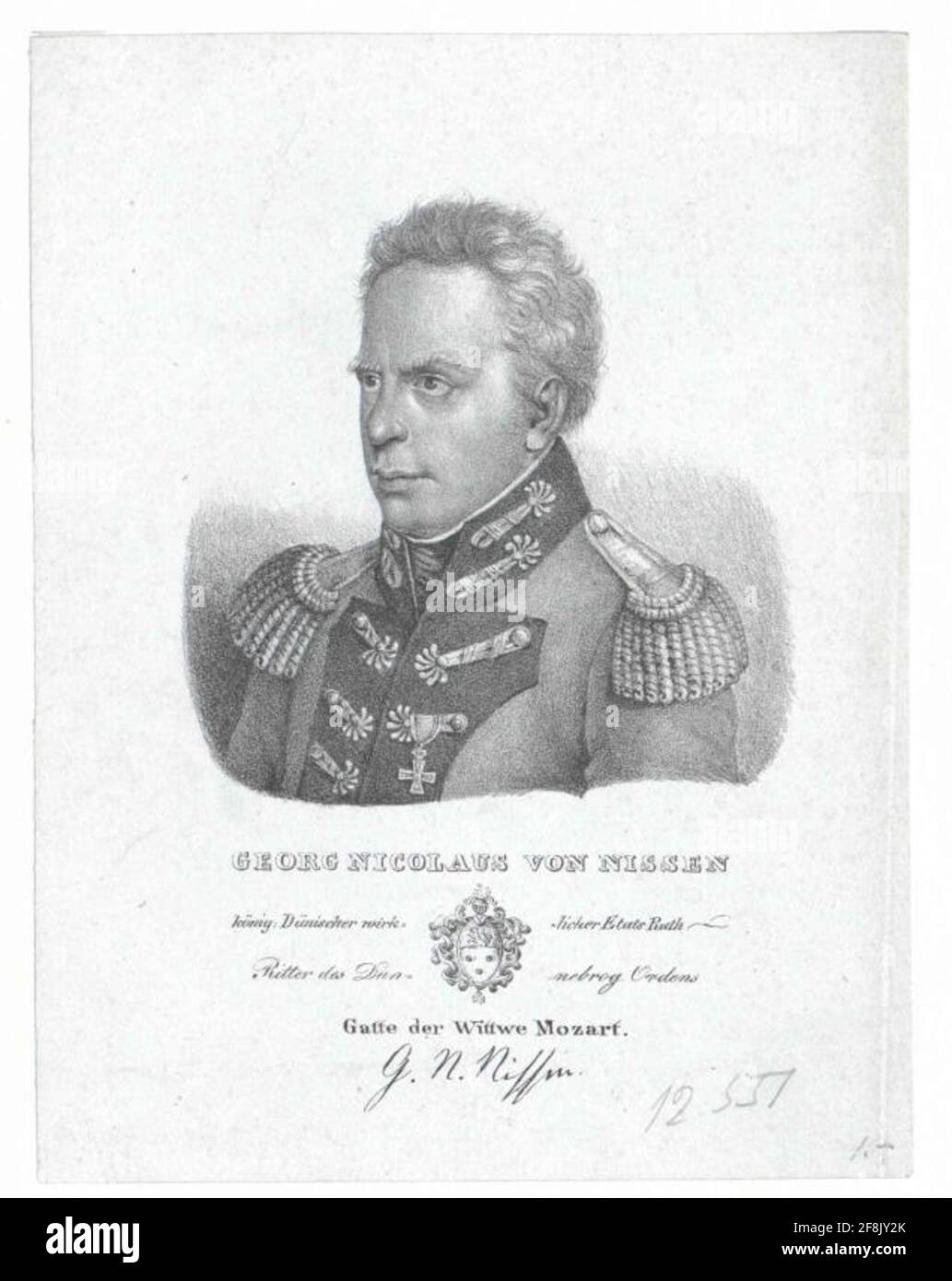Nissen, Georg Nicholas von Stock Photo - Alamy