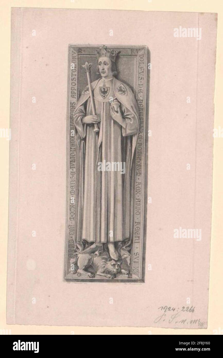 Rudolf I of Habsburg, King Stock Photo - Alamy