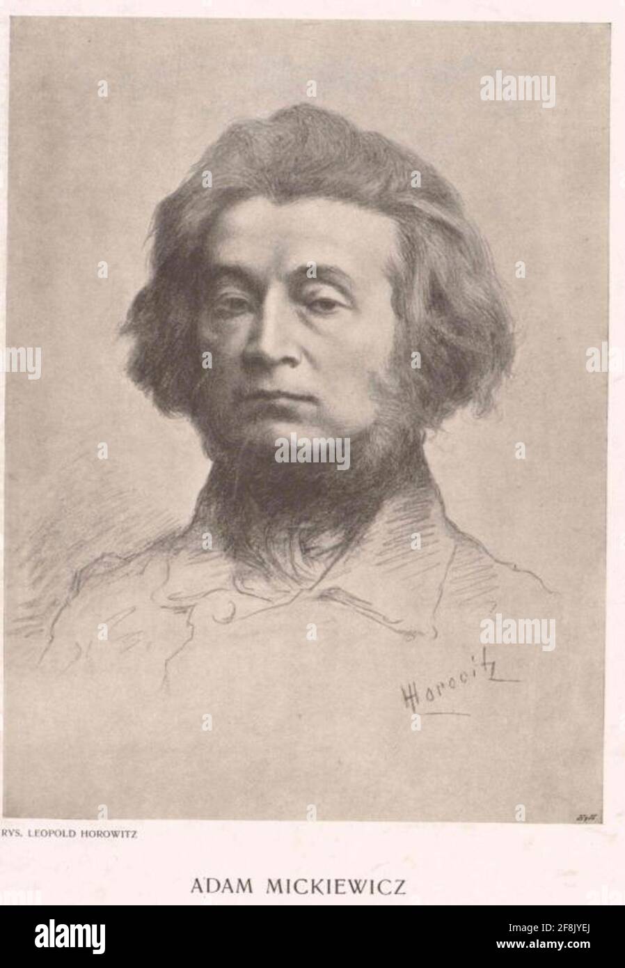 Mickiewicz, Adam Bernard Stock Photo - Alamy