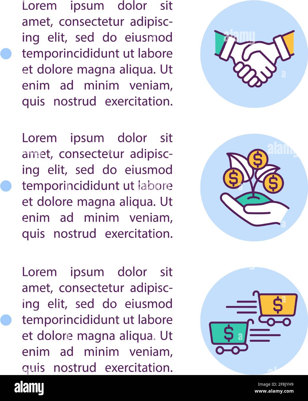 Protection of free trading and competition concept line icons with text ...