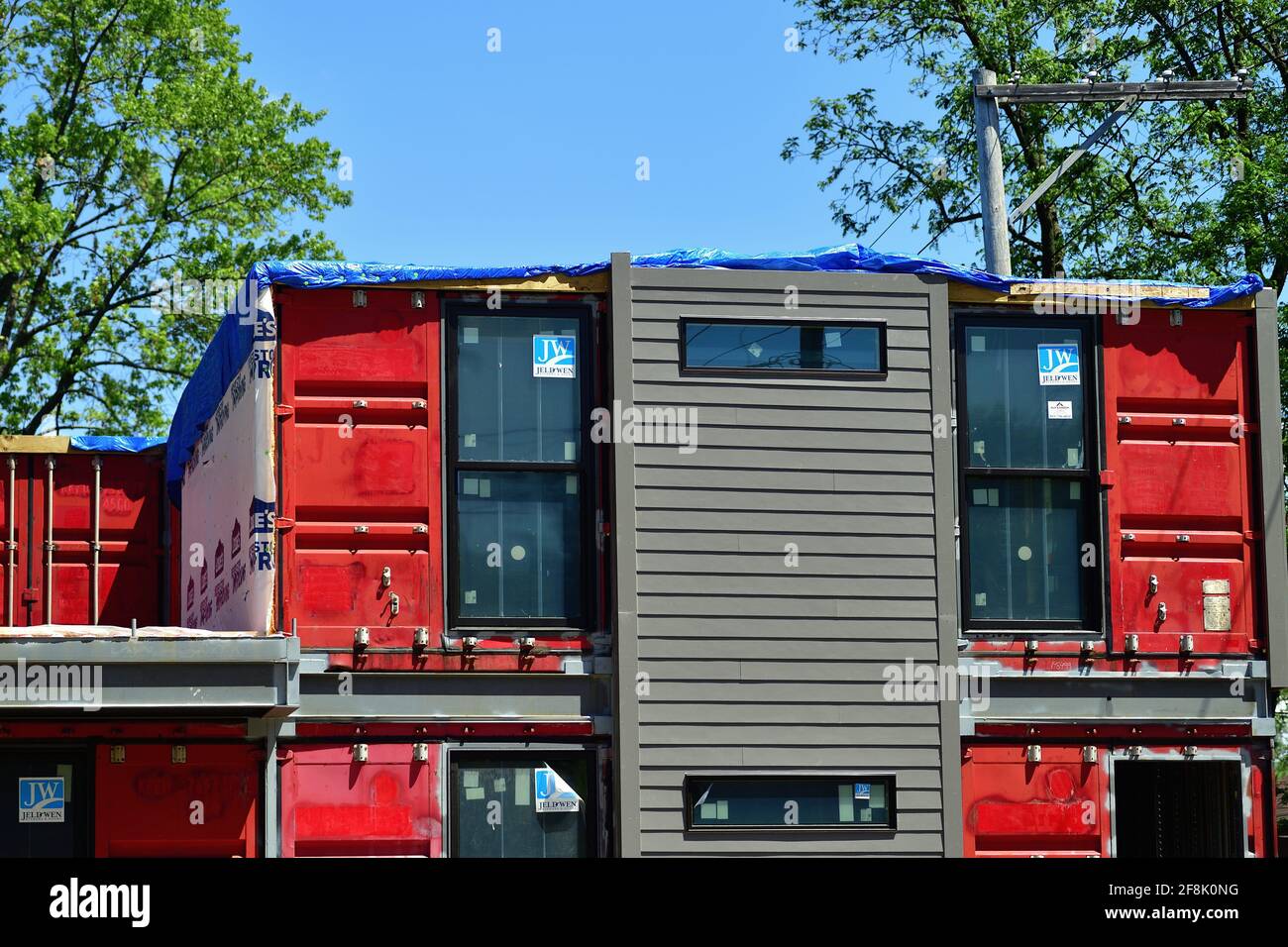 Prefab house components hi-res stock photography and images - Alamy