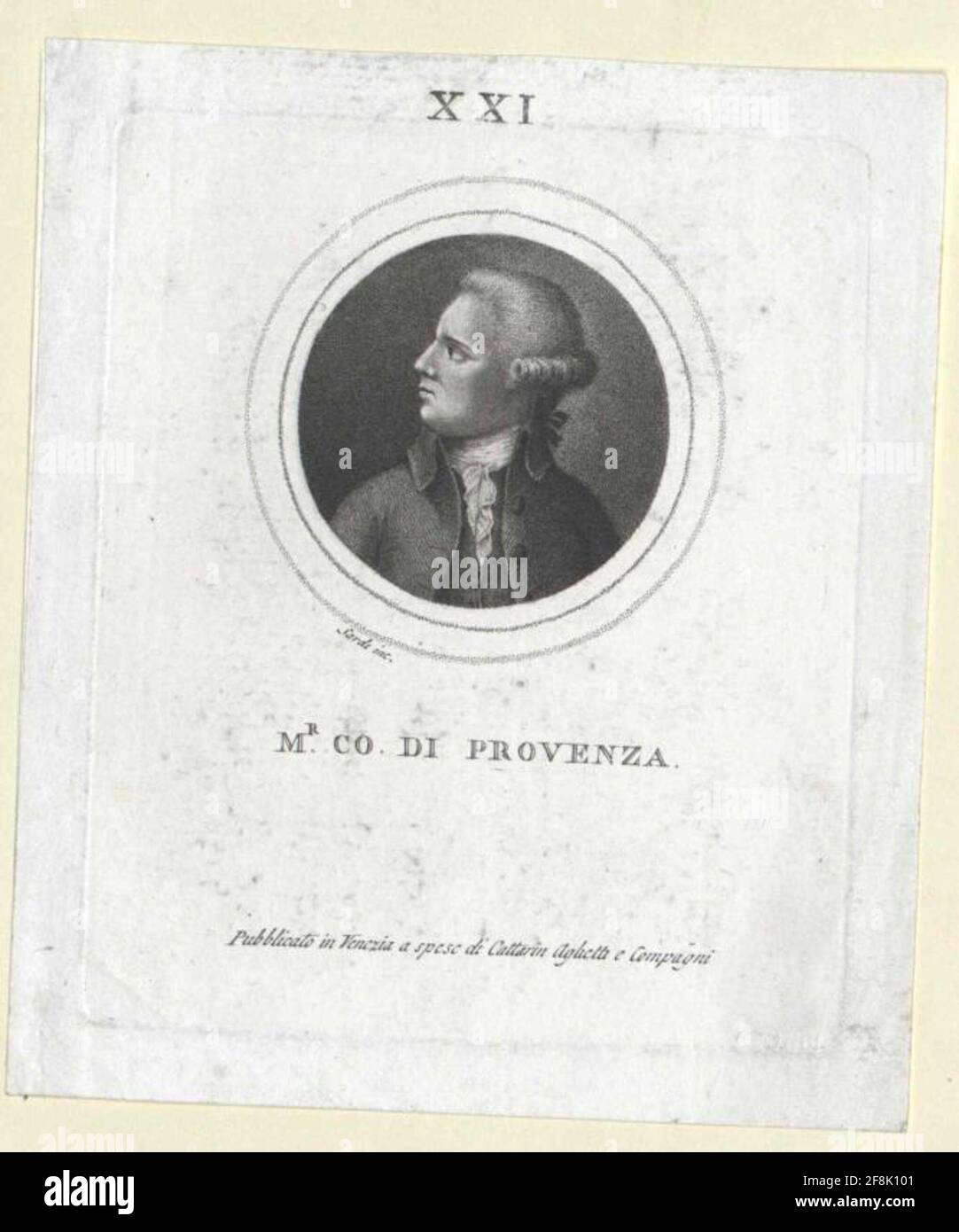 Ludwig Xviii., King of France Stock Photo - Alamy