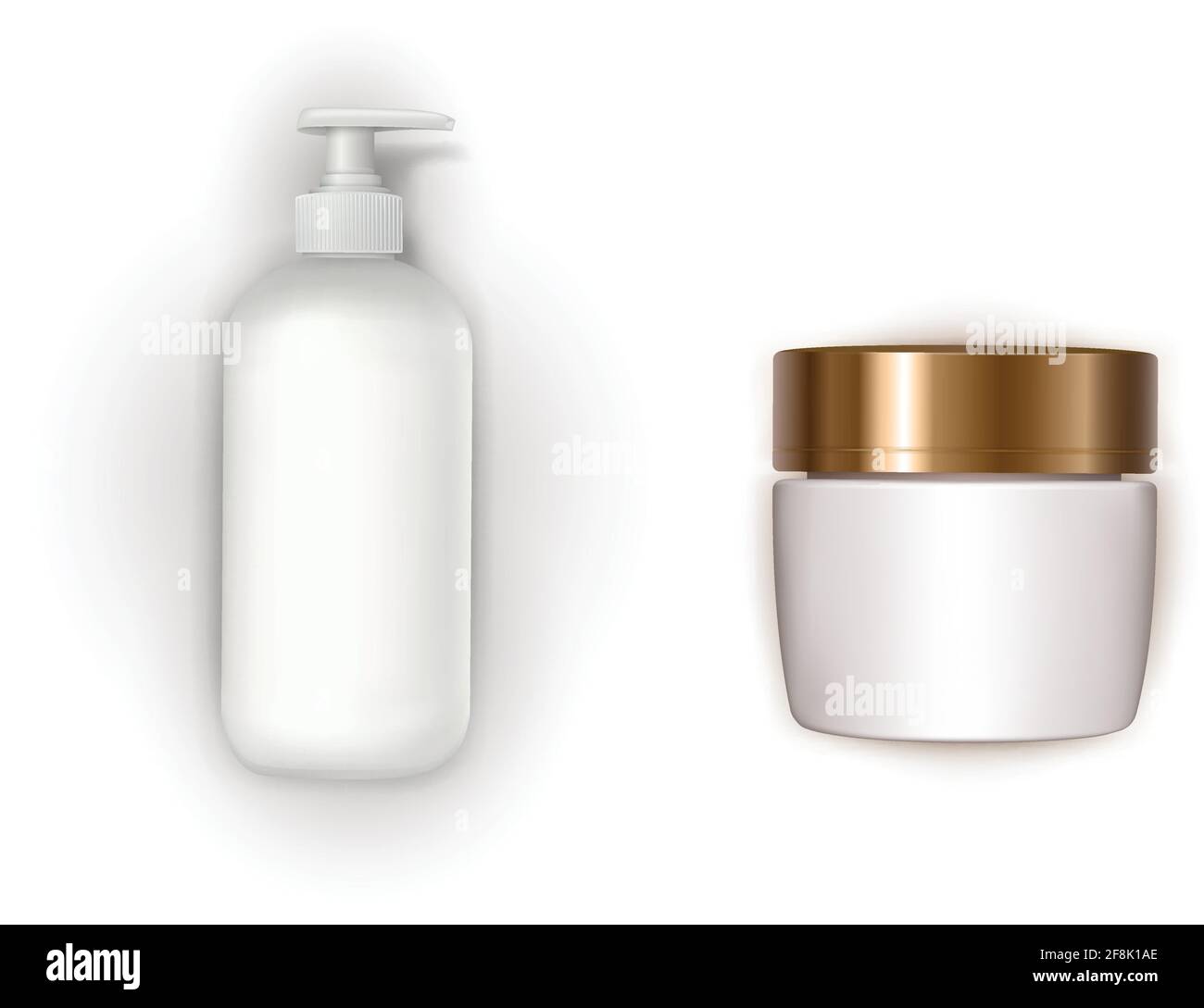 Natural beauty product dispenser Stock Vector Images - Alamy