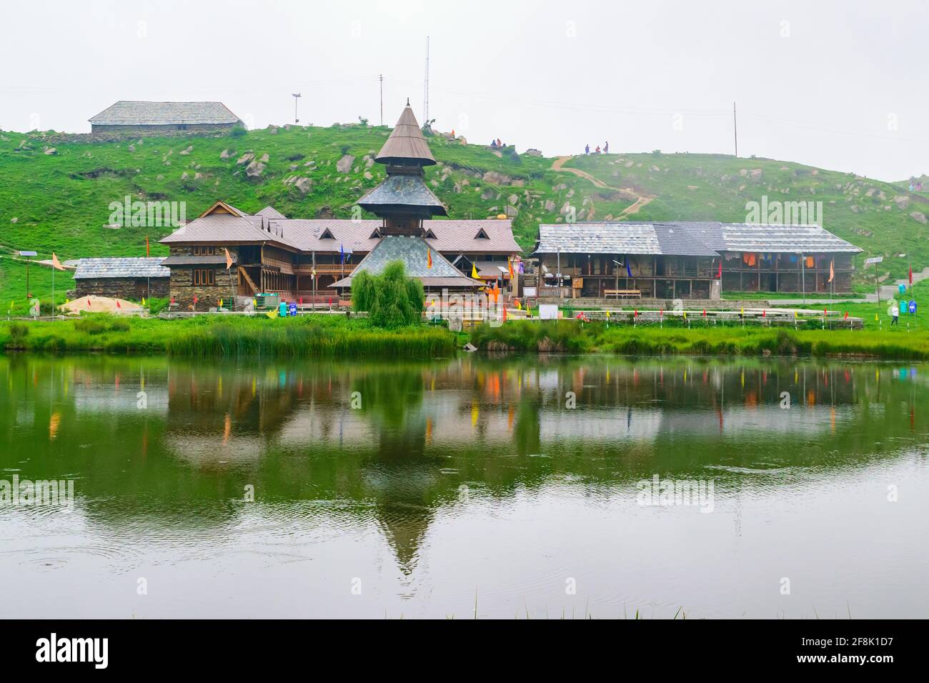 Prashar Lake is located at a height of 2730 m above sea level with a ...