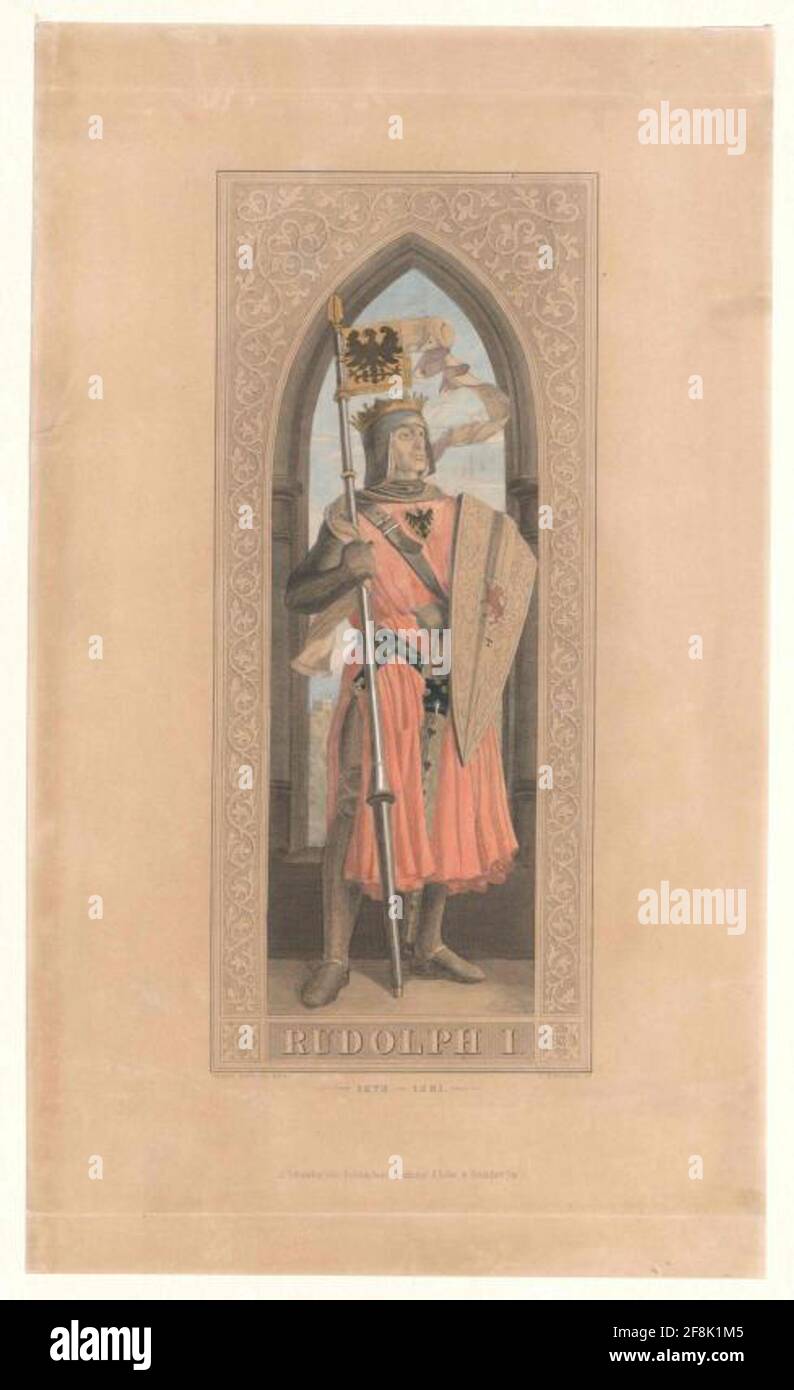 Rudolf I of Habsburg, King Stock Photo - Alamy