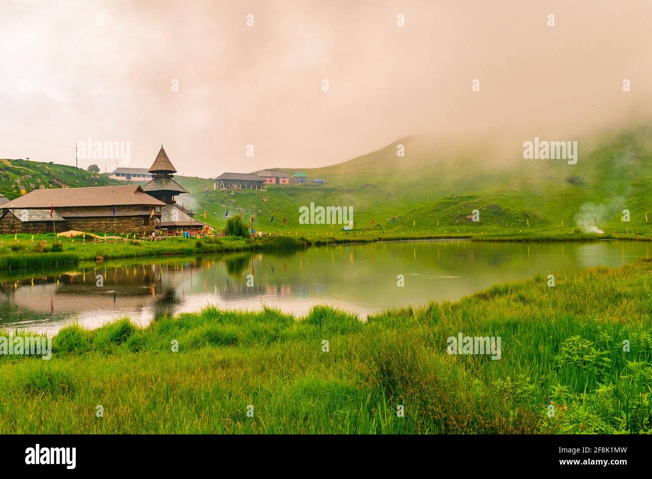 Prashar Lake is located at a height of 2730 m above sea level with a ...