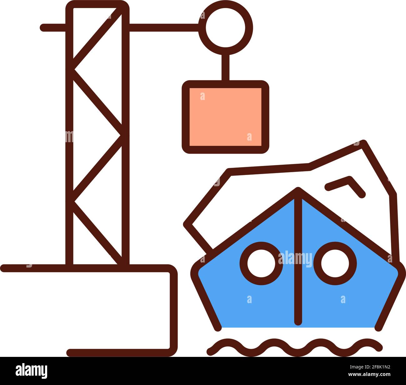 Plastic dumping ocean Stock Vector Images - Alamy