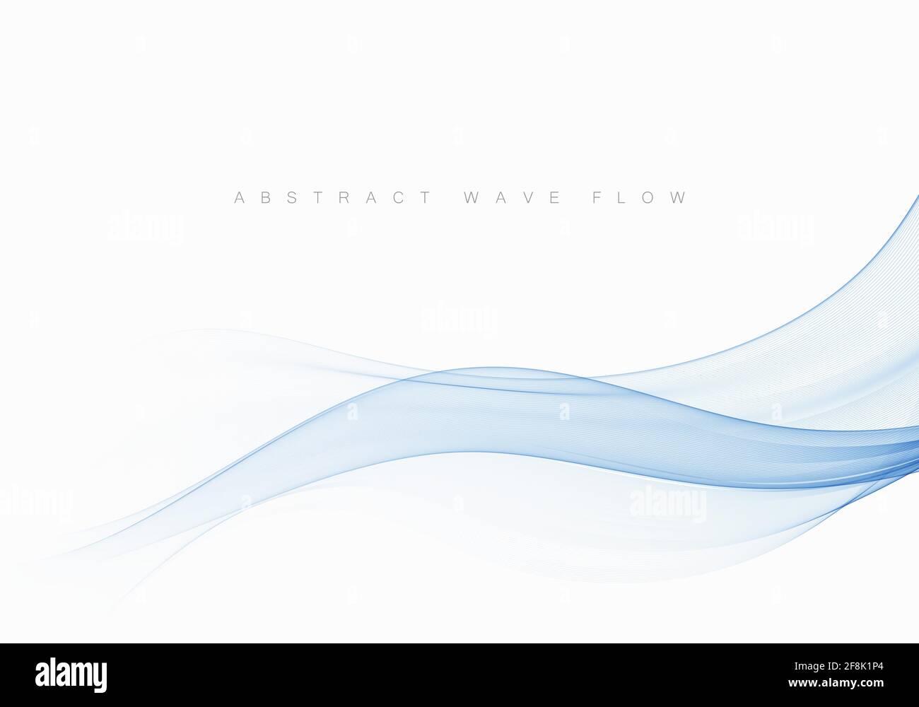 Abstract blue wave element Wave flow background Stock Vector Image ...