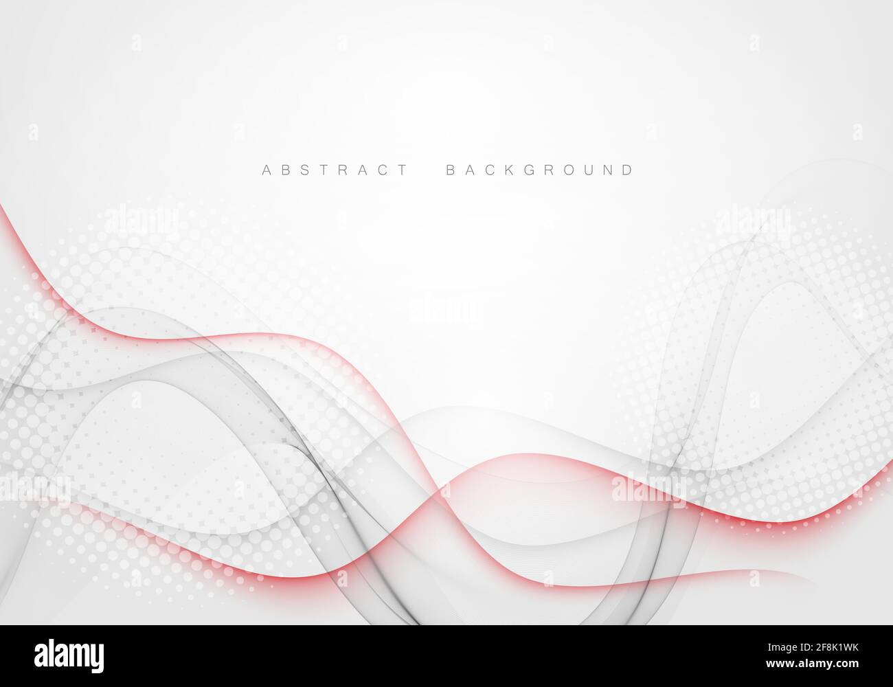 Abstract swoosh wave lines border layout grey elegant modern ...