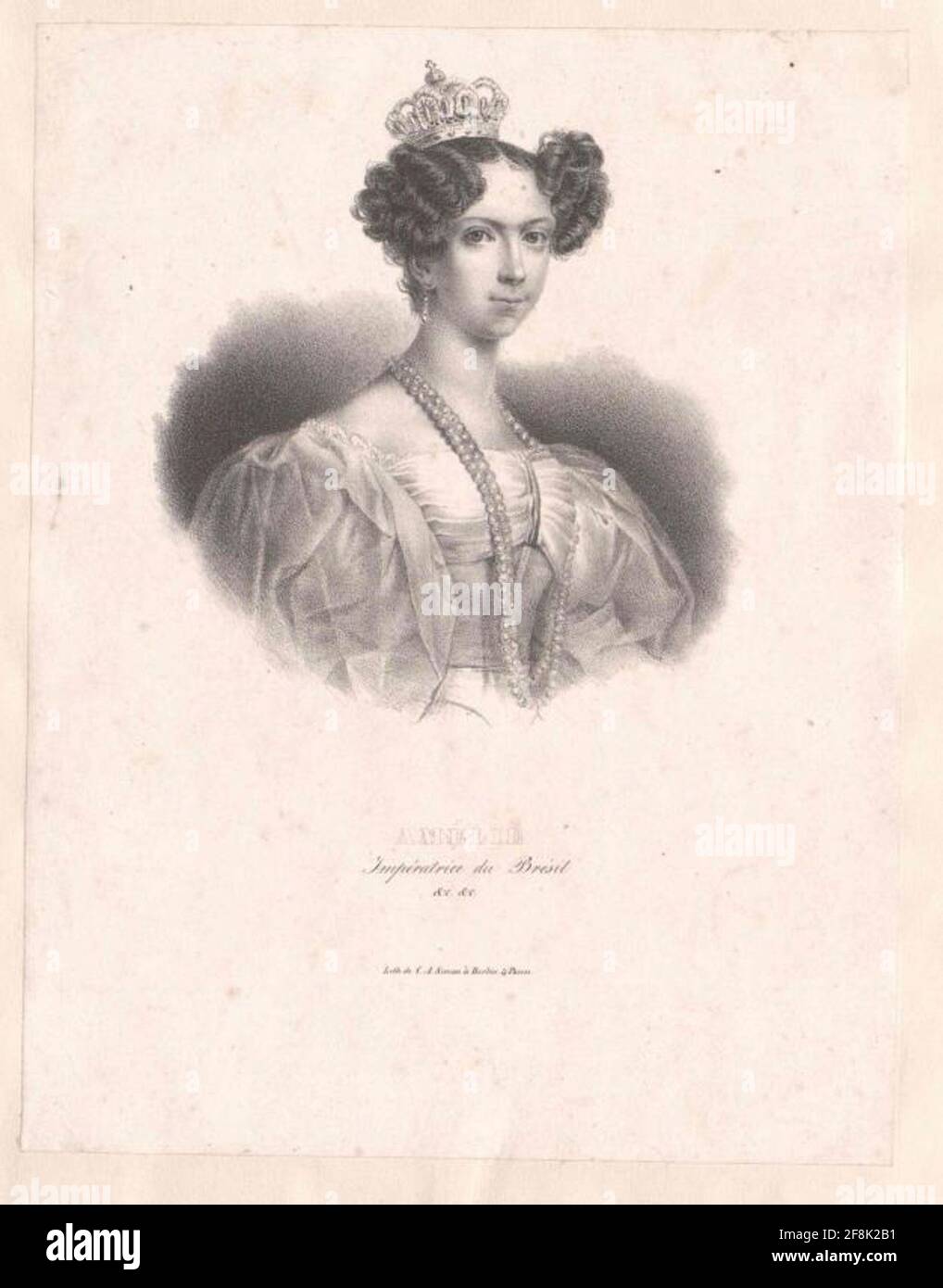 Leuchtenberg, Amélie Princess Stock Photo - Alamy