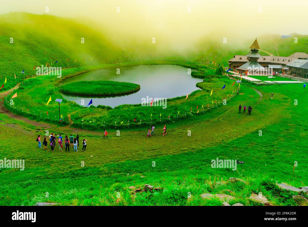 Prashar lake temple hi-res stock photography and images - Alamy