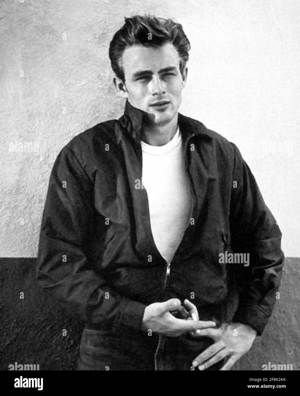 James Dean. Portrait of the American actor, James Byron Dean (1931-1955 ...