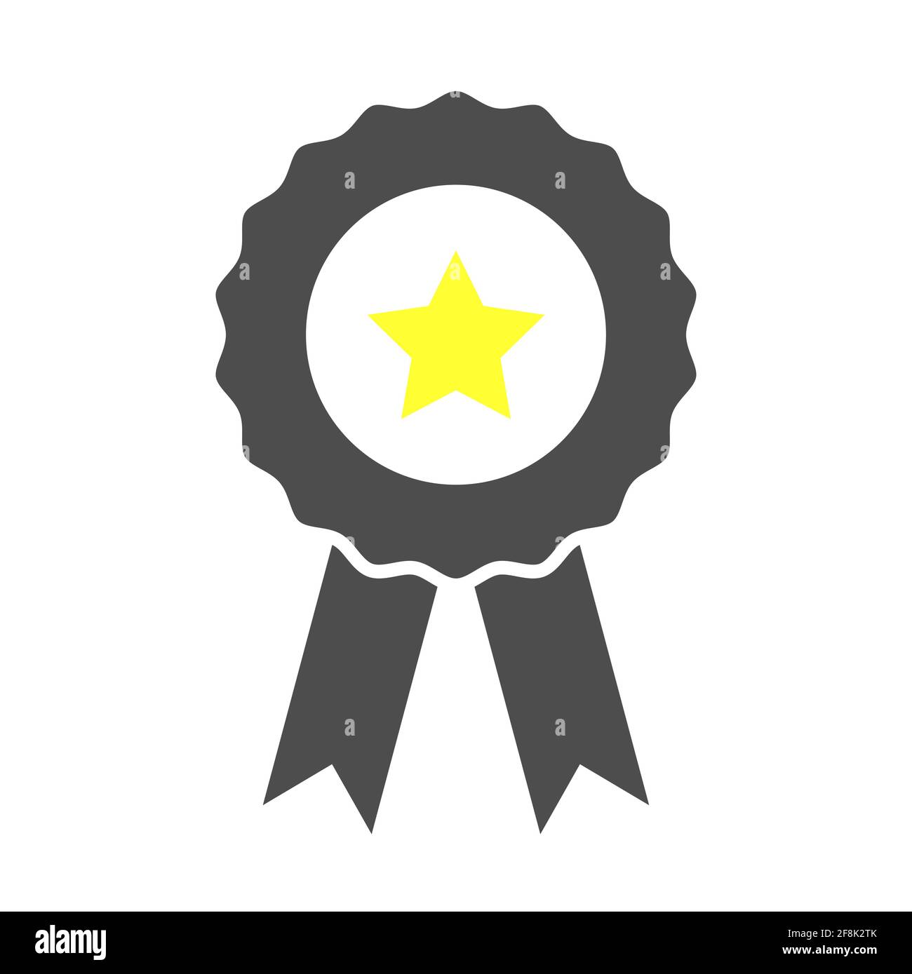 Certification seal award icon, symbol. Ribbon stamp symbol vector ...