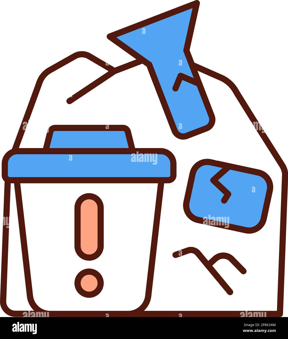 E-waste dumping RGB color icon Stock Vector Image & Art - Alamy