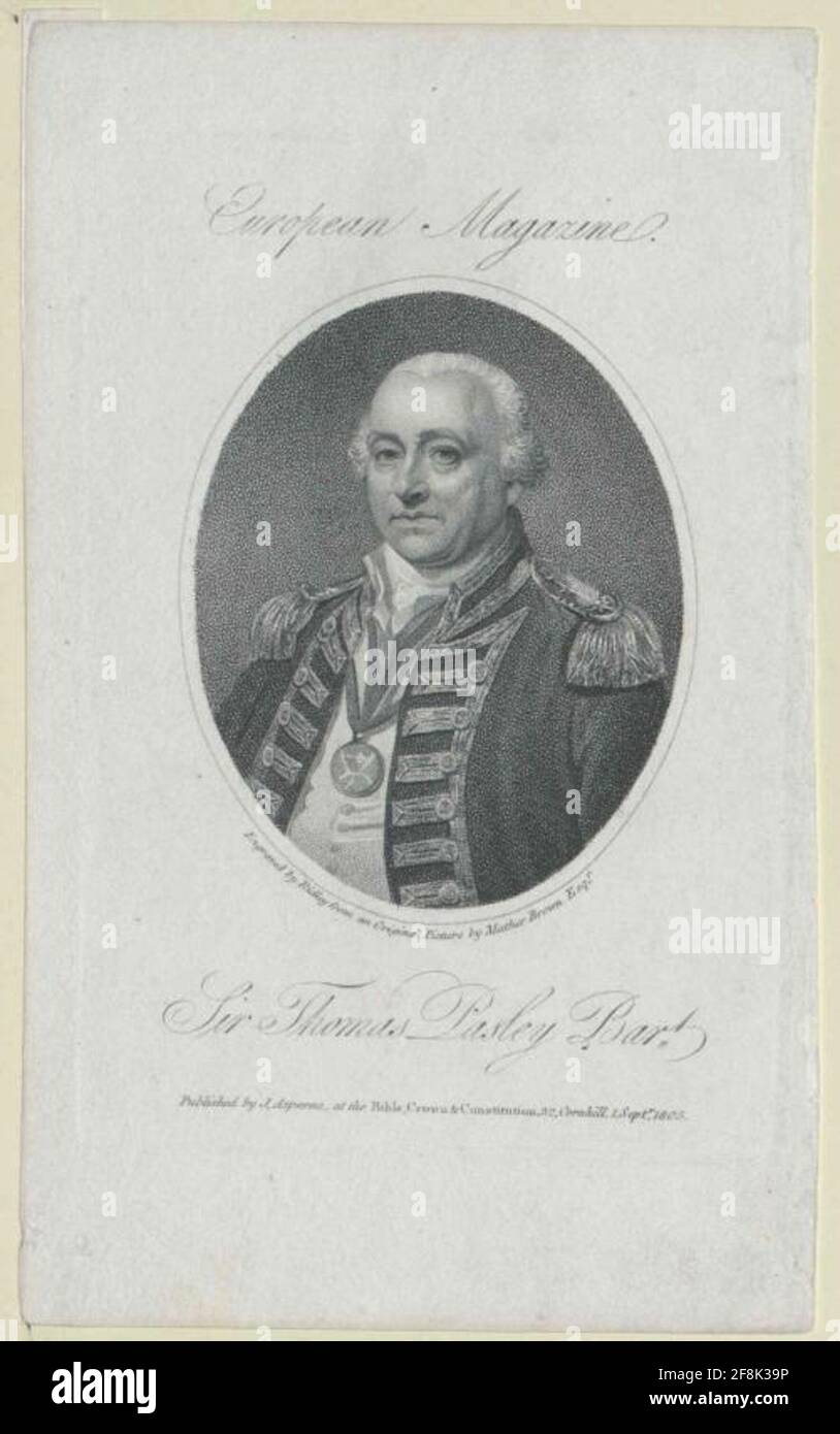 Pasley, Thomas Stock Photo - Alamy