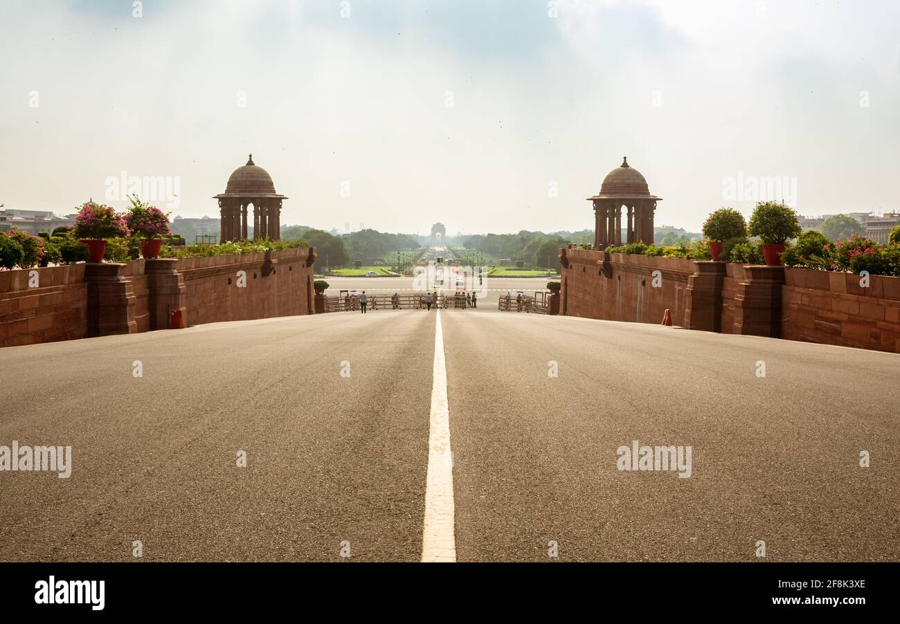 Rajpath 'King's Way' is a ceremonial boulevard in Delhi that runs from ...